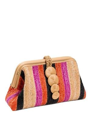 SERENA UZIYEL Alessa & Beige Pouch Bag - Multicolor