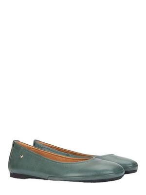 Pikolinos Carmona Leather Flat - Jade