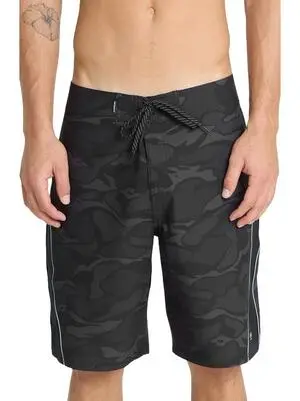 Quiksilver Mercury Gravity Print Board Shorts - Anthracite