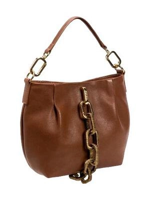SERENA UZIYEL Catena Small Shoulder Pouch - Camello
