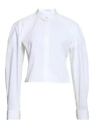 Helmut Lang Cotton Poplin Saddle Shirt - White