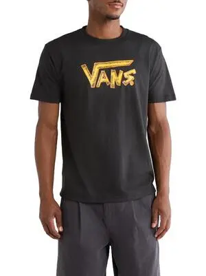 VANS Intensity Cotton Graphic T-shirt - Black