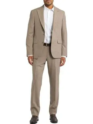 JACK VICTOR Mason Wool & Cashmere Suit - Tan
