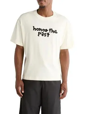HONOR THE GIFT Honor The Past Cotton Graphic T-shirt - Bone