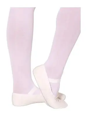 CAPEZIO Leather Daisy Ballet Shoe - White