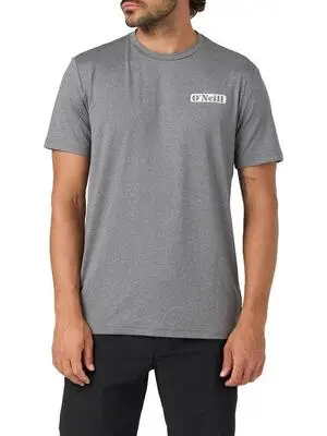 O'Neill Line Up Upf 50+ T-shirt - Gargoyle Melange