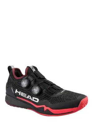 HEAD Endure Pro Boa Tennis Shoes - Black/red