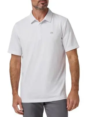 Travis Mathew Heater Performance Jersey Polo - White