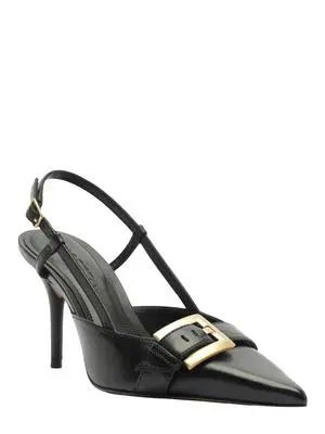 AREZZO Kenny Slingback Pointed Toe Pump - Black