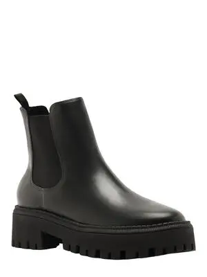 AREZZO Annie Lug Sole Chelsea Boot - Black