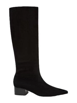 SILENT D Kaias Tall Boots - Black Suede