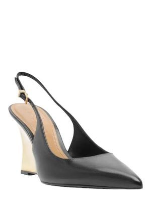 AREZZO Rowen Slingback Wedge Pump - Black