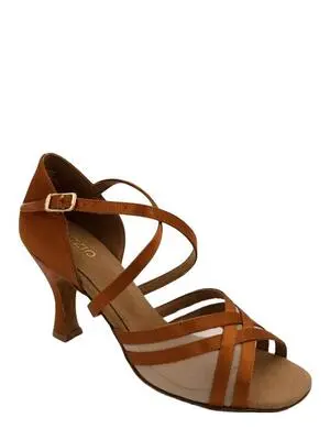 CAPEZIO Paola 2.5 Inch Ballroom Shoe - Open Brown