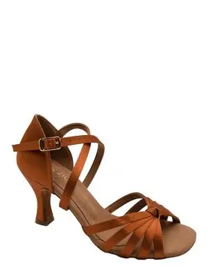 CAPEZIO Julia 2.5 Inch Ballroom Shoe - Open Brown