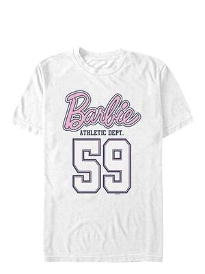 BARBIE Athletic Dept 59 Short Sleeve Graphic T-shirt - White