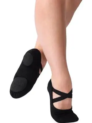 CAPEZIO Hanami Canvas Ballet Shoe - Black