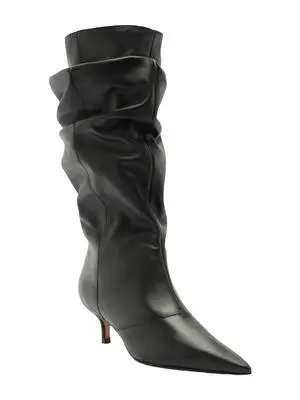 AREZZO Skyler Pointed Toe Boot - Black