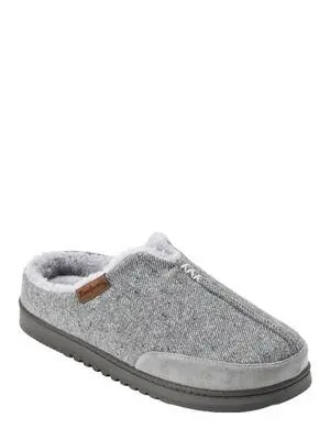 DEARFOAMS Aldan Clog Slippers With Df Adapt Technology - Heather Grey