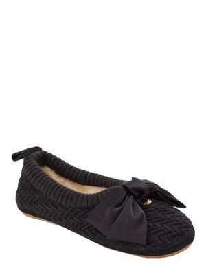 DEARFOAMS Fireside Bestie Ballet Slippers - Black