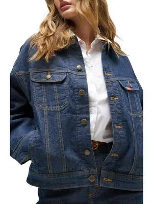 LEEM Storm Rider Denim Jacket - Rinse