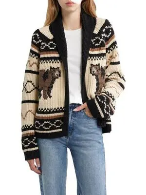 The Great. Bear Lodge Cardigan - Black