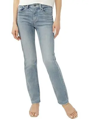 SILVER JEANS CO. Avery Curvy Classic Straight Leg Jeans - Lyric