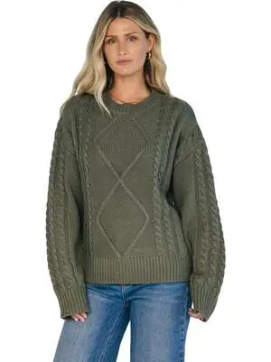 BALTIC BØRN Mona Knit Sweater - Olive