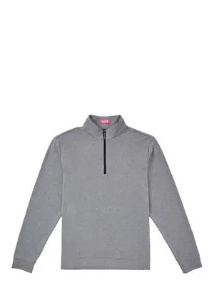 SUGARLOAF SOCIAL CLUB Classic Quarter-zip Pullover Heather Grey