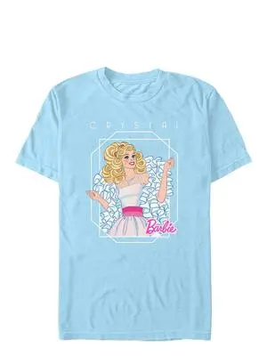 BARBIE Crystal Glamour Pose Short Sleeve Graphic T-shirt - Light Blue