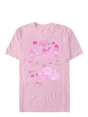 BARBIE California Dream And Friends Short Sleeve Graphic T-shirt - Blossom