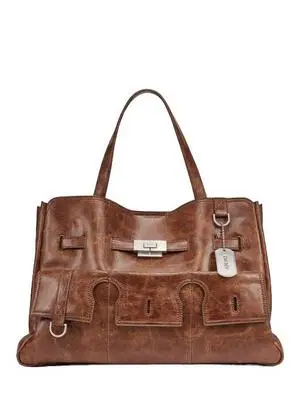 Dkny Bryar Large Satchel - Walnut