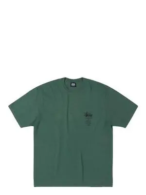 StÜssy Swim Out Pigment Dyed Tee Shirt - Pine