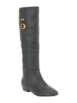 Guess Gwelliana Faux Leather Over The Knee Boot - Black