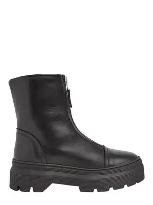 CELTIC & CO. Front Zip Boots - Black