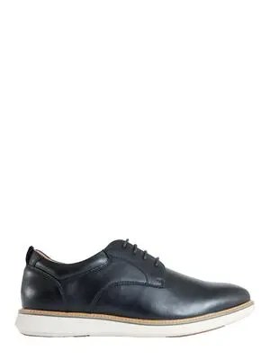 V.GAN LONDON Quinoa Plain Toe Casual Shoe - Black