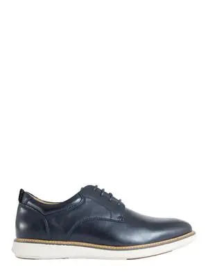V.GAN LONDON Quinoa Plain Toe Casual Shoe - Navy