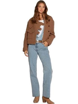 BELLE & BLOOM Mid-rise Straight-leg Jeans With Side Stripes - Blue