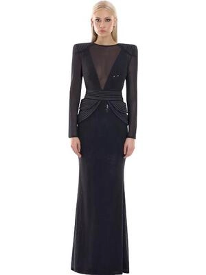 ZHIVAGO Mimicry Pc Gown - Black