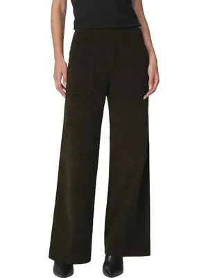 Joe's Jeans The Corduroy Side Zip Wide Leg Pants - Olive