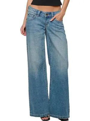 ABRAND '00s Low Rise Wide Leg Jeans