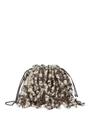 BRUNELLO CUCINELLI Brunello Cucinelli Pouch Bag With Twisted Embroidery And Precious Chain