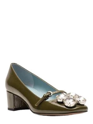 FRANCES VALENTINE Josephine Mary Jane Pump - Olive