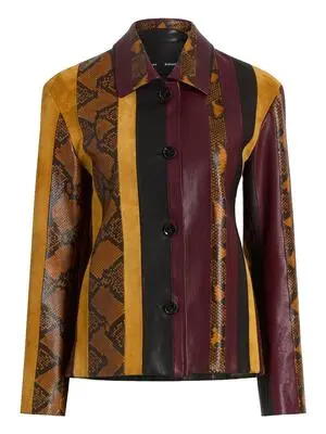 Proenza Schouler Sirine Jacket Gold Multi