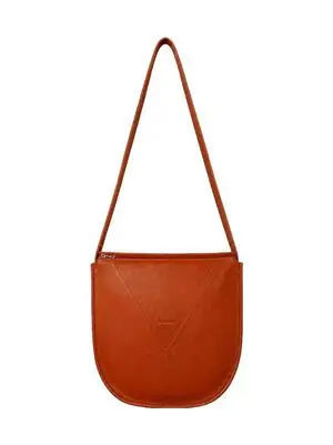 Écotorie Sissy Leather Crossbody Bag - Rust
