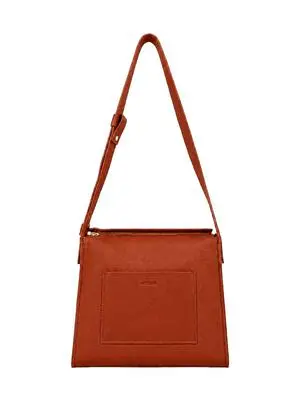 Écotorie Eleanor Leather Crossbody Bag - Rust
