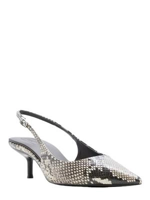 Aldo Sabbie Slingback Kitten Heel Pumps Brown Multi