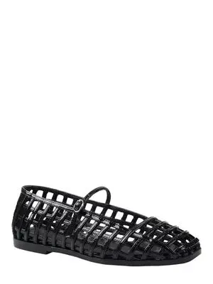 ZIGI Dawsen Mary Jane Flat - Black Leather