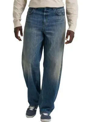 LEEM Henry High Waist Baggy Leg Jeans - Backbeat