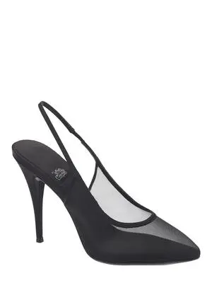 Jeffrey Campbell Arlow Slingback Stiletto Pumps - Black