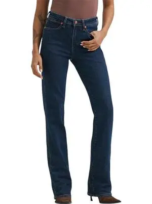 Wrangler Dallas High Waist Bootcut Jeans - Indigo Eclipse